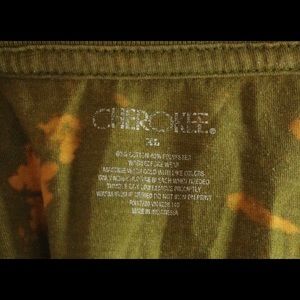 Cherokee | Tops | Cherokee Custom Bleach Cut Short Sleeve Crop Top T ...